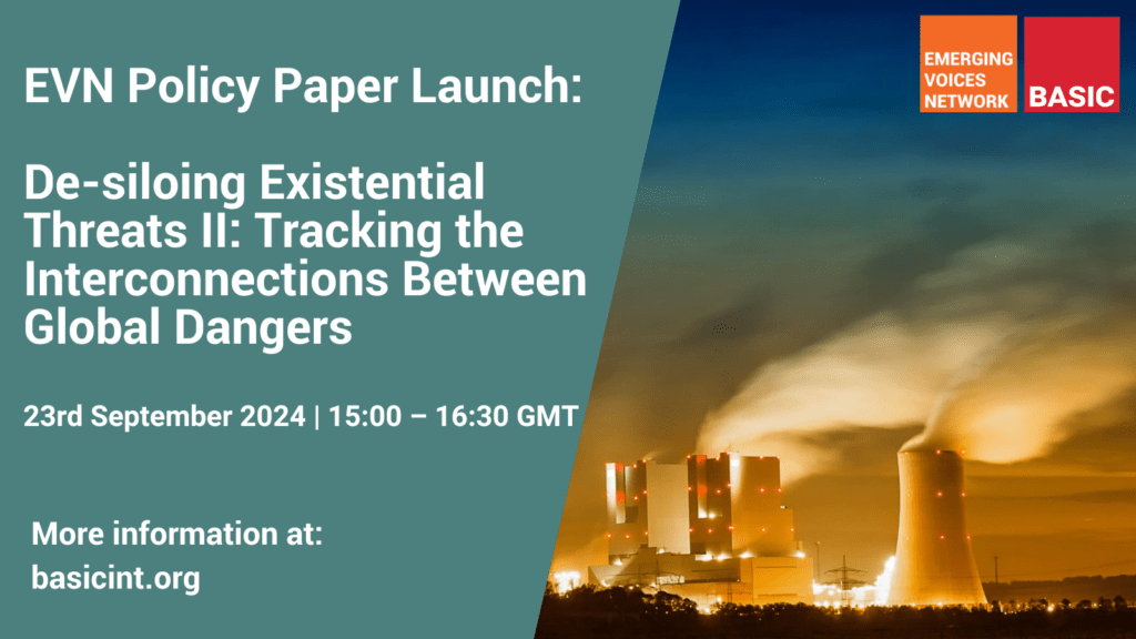 Policy Paper Launch Event: De-siloing Existential Threats II: Tracking ...